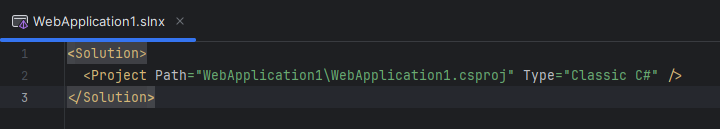 SLNX, the new solution format in .NET | Dimitri Laaraybi