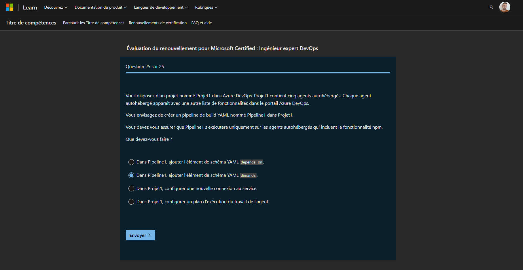 Renewing a Microsoft certification | Dimitri Laaraybi